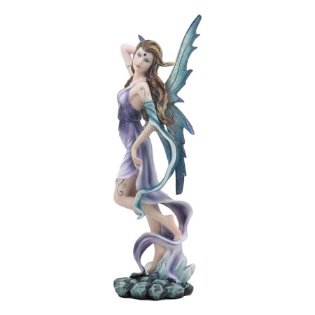 Ebros Large Celestial Tao Wind Elemental Fairy Statue 11"H Decorative ...