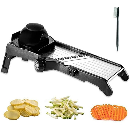 Meat slicer Mandolin, Meat Slicer Adjustable Vegetable Slicer 3 In 1 ...