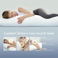 Bedding Cooling Full Body Pillow for Adults, Adjustable Loft Memory ...