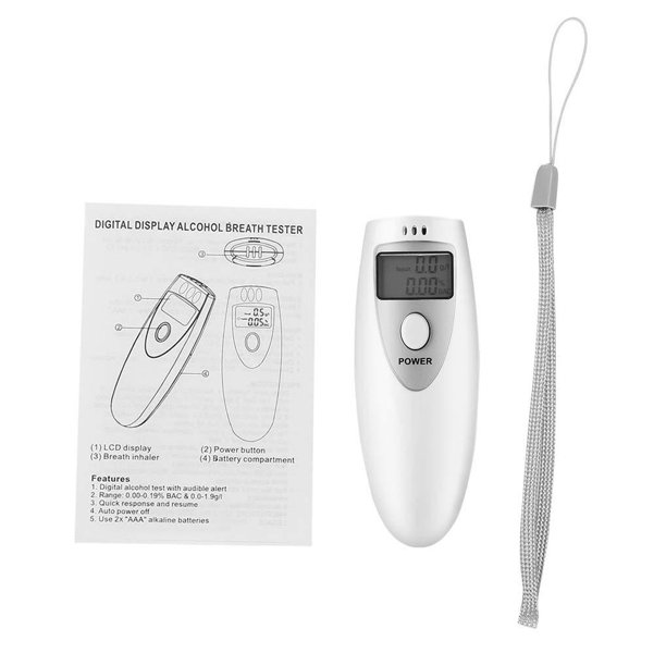 Xinxinyy Digital Alcohol Tester LCD Display Inhaler Analyzer Testing ...