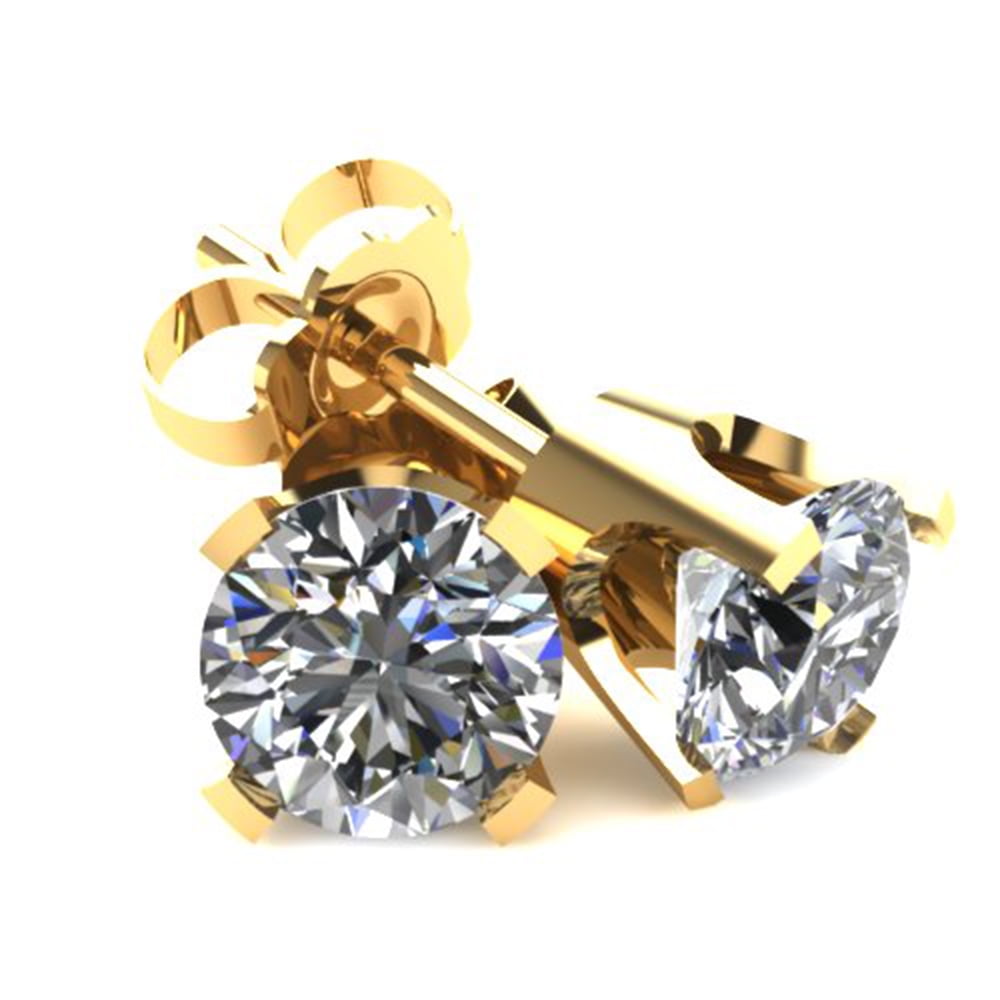 Click here for Pompeii3 1/2ct Round Brilliant Cut Diamond Stud Ea... prices