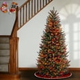 National Tree Company 7 ft. Natural Fraser Slim Fir Tree with ...