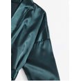 Amitofo Robes For Women Satin Silk Pajamas Set 4pcs Lace Trim Cami Sexy Lingerie Sleepwear