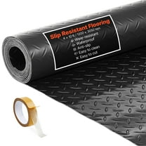 VEVOR Garage Floor Roll, 4 x 20 ft Garage Flooring Mat, 3 mm Thickened ...