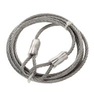 Strong Hardware Steel Cable: 1/8 in. x 30 ft. Vinyl-Coated Wire Rope ...
