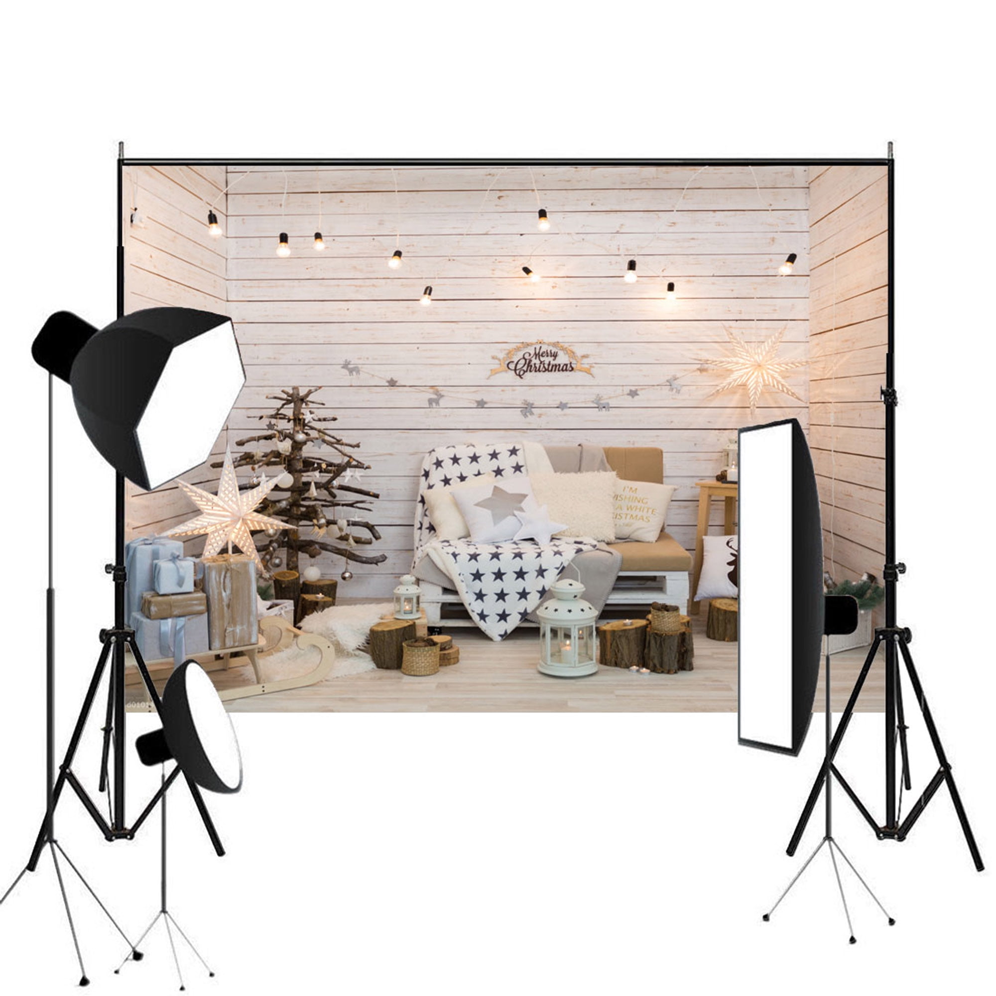 SAYFUT Studio Photo Video Photography Backdrops Vinyl Fabric Christmas ...