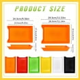 Ageoie Plastic Fast Food Serving Tray, Colorful Rectangular Cafeteria ...