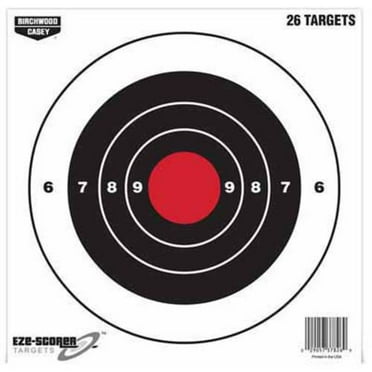 Champion Traps and Targets Fluorescent Orange/Green Bullseye ...