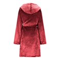 Aellinatey Women Flannel Nightgown with Eye Mask Cozy Plush Warm Winter ...