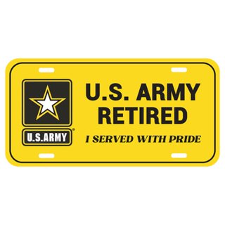 U.S. Army Meritorious Unit Commendation Ribbon License Plate - Walmart.com