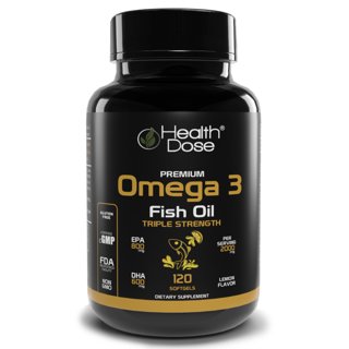Omega-3 Fish Oil Lemon Flavor 1200 mg | 240 Quick Release Softgels ...