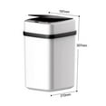 Rectangular Kitchen Waste Rubbish Trash can Bins - lids, Automatic ...