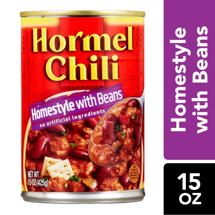 Hormel Homestyle Chili with Beans, 15 oz - Walmart.com - Walmart.com