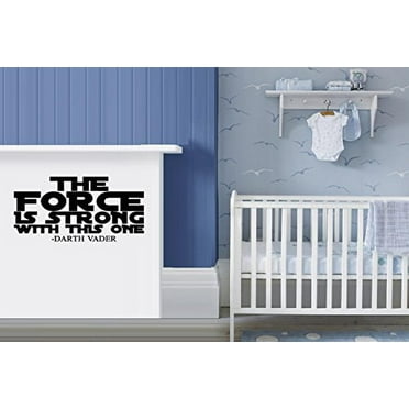 Decal ~ USE THE FORCE~ Subway Art Decal: Children Star Wars Themed Wall ...