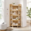 Concepts in Wood Double Wide 10-Shelf Bookcase with Tall Bookshelf ...