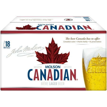 UPC 068213031105 - Molson Canadian Lager Beer, 18 Pack, 12 fl. oz ...