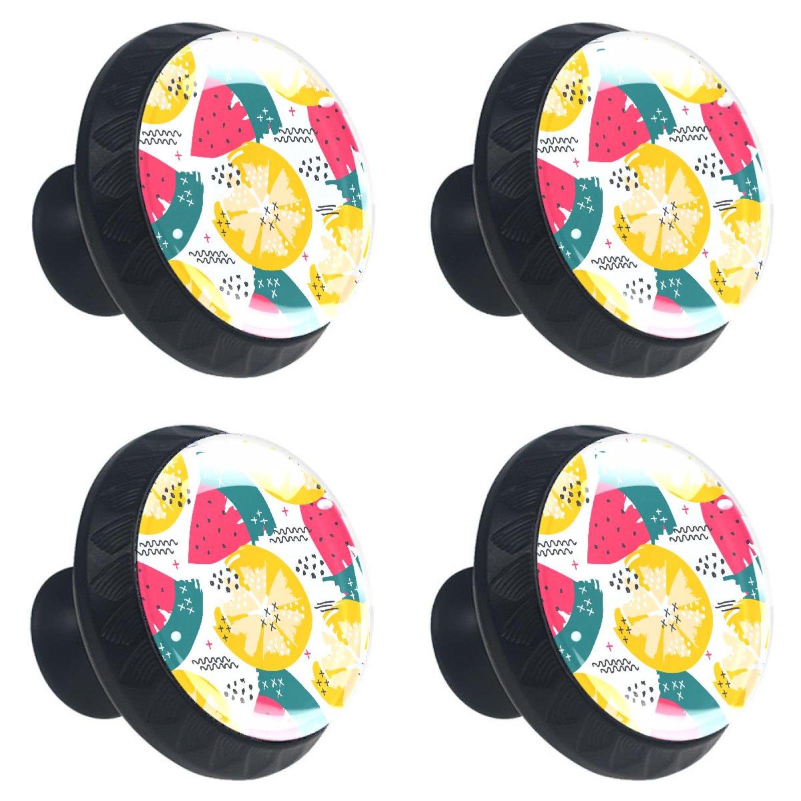 4 Pcs Fruit Summer Knobs for Kitchen Cabinet Cupboard Dresser Bookcase ...