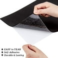 10 Sheet EVA Sheet Foam Paper with Adhesive Back Rectangle Black ...