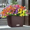 Sinhoon Artificial Daffodils Flowers 10 Bundles Flowers Stems UV ...