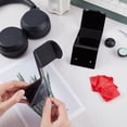2Pcs Acrylic Headphone & Gamepad Holder Sets with 4Pcs Square Double ...