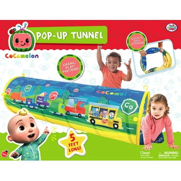 CoComelon Musical School Bus Pop Up Play Tent, Polyester Material ...