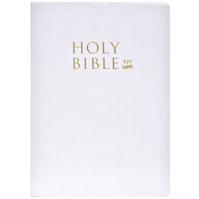 White Holy Bible Cover