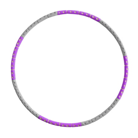 SEANCHEER Weighted Hola-Hoop Detachable Exercise Hoola Hoop, 2 to 5lb ...