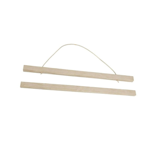 Xingzhi Magnetic Poster Hanger Frame Wooden for Maps Painting Scroll ...