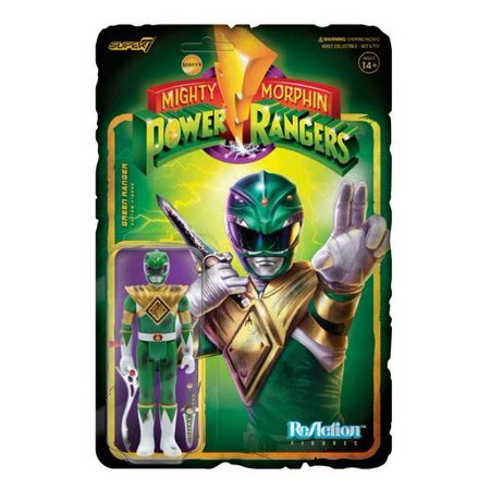 Super7 Mighty Morphin Power Rangers ReAction Green Ranger (Battle ...