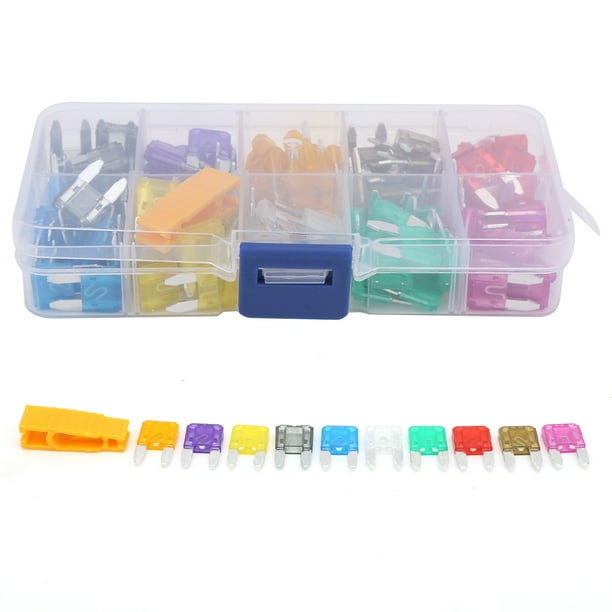 Surtido de fusibles de cuchilla, 121 piezas Surtido de fusibles de ...