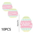 Cevemin 10 Pcs Easter Paper Plates - Disposable Multicolor Party Plates ...