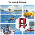 WARMOUNTS Automatic Inflatable Life Jacket w/ 2 Reflectors & Whistle ...