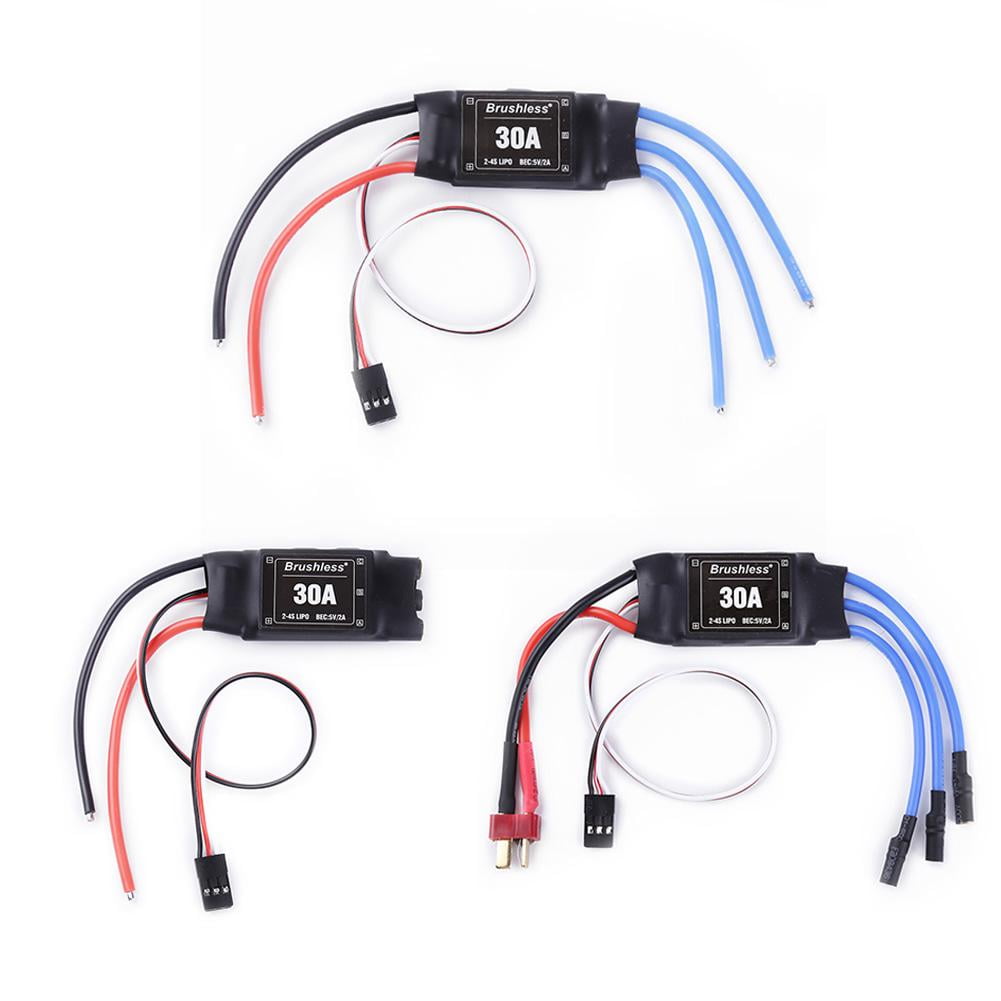 XXD 30A ESC Brushless Motor Speed Controller for RC Airplane Helicopter ...