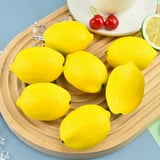12 pcs Fake Lemons, DaKuan Simulated Plastic Lemon, Artificial Lemon ...