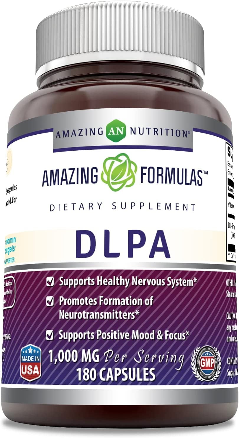Amazing Formulas DLPA 1000 Mg Per Serving 180 Capsules - Walmart.com