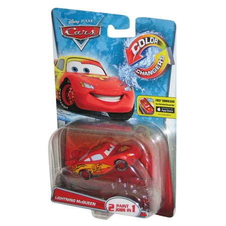 Disney Cars Color Changer Lightning McQueen Red to Yellow Toy Car ...
