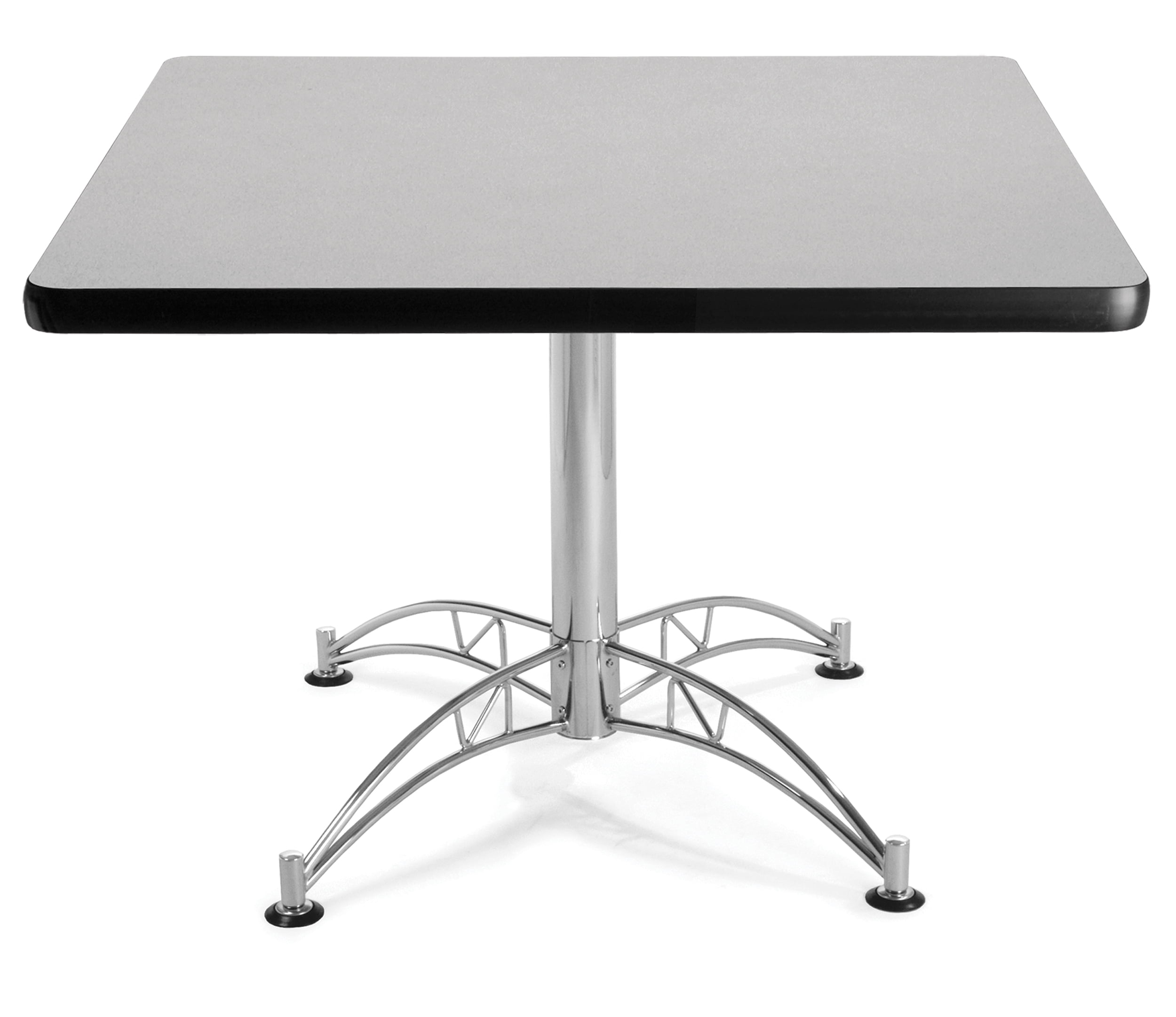 OFM Model LT42SQ 42" Multi-Purpose Square Table with Chrome-Plated ...