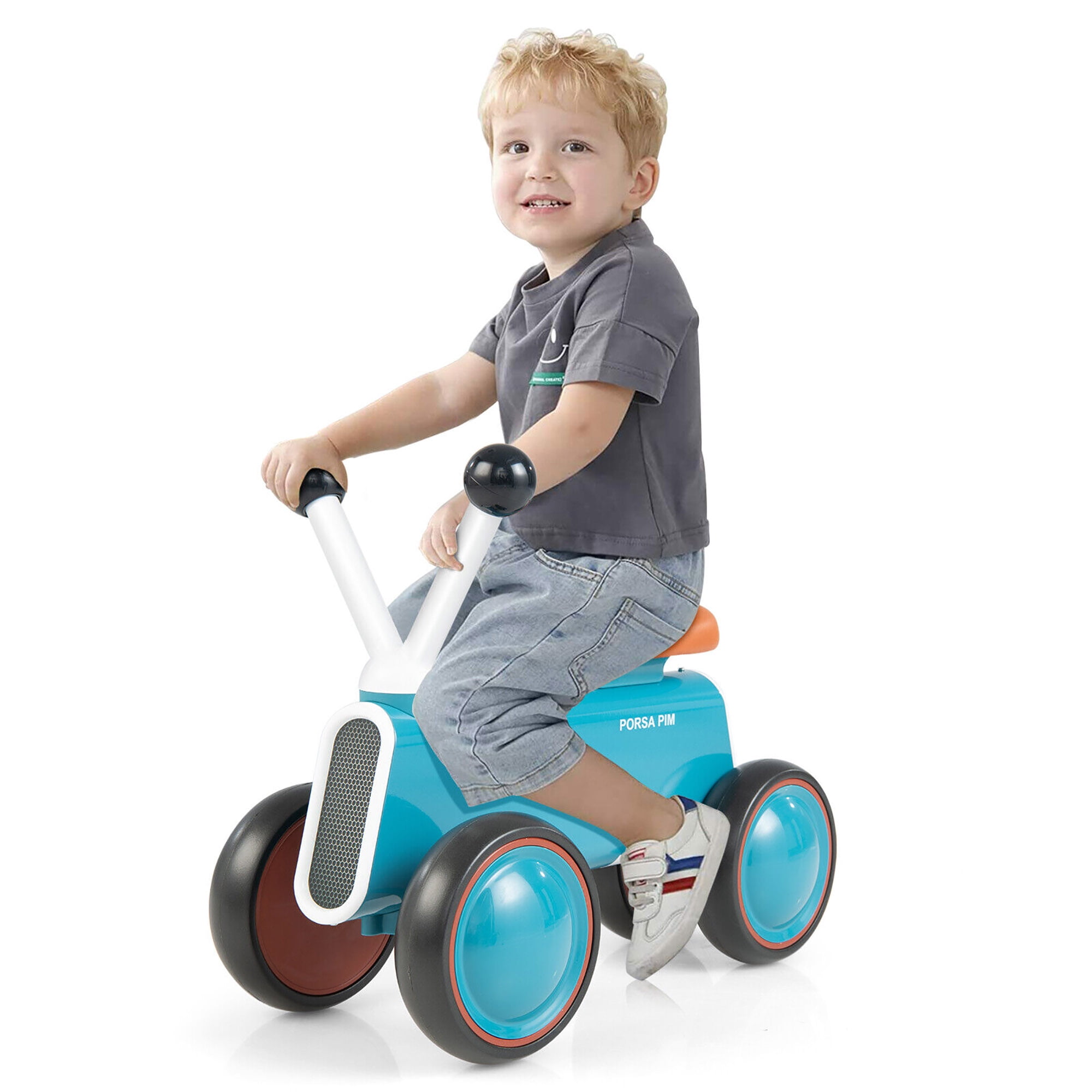 Gymax Baby Balance Bike for 10-24 Months Riding Toy No Pedal for Boys ...