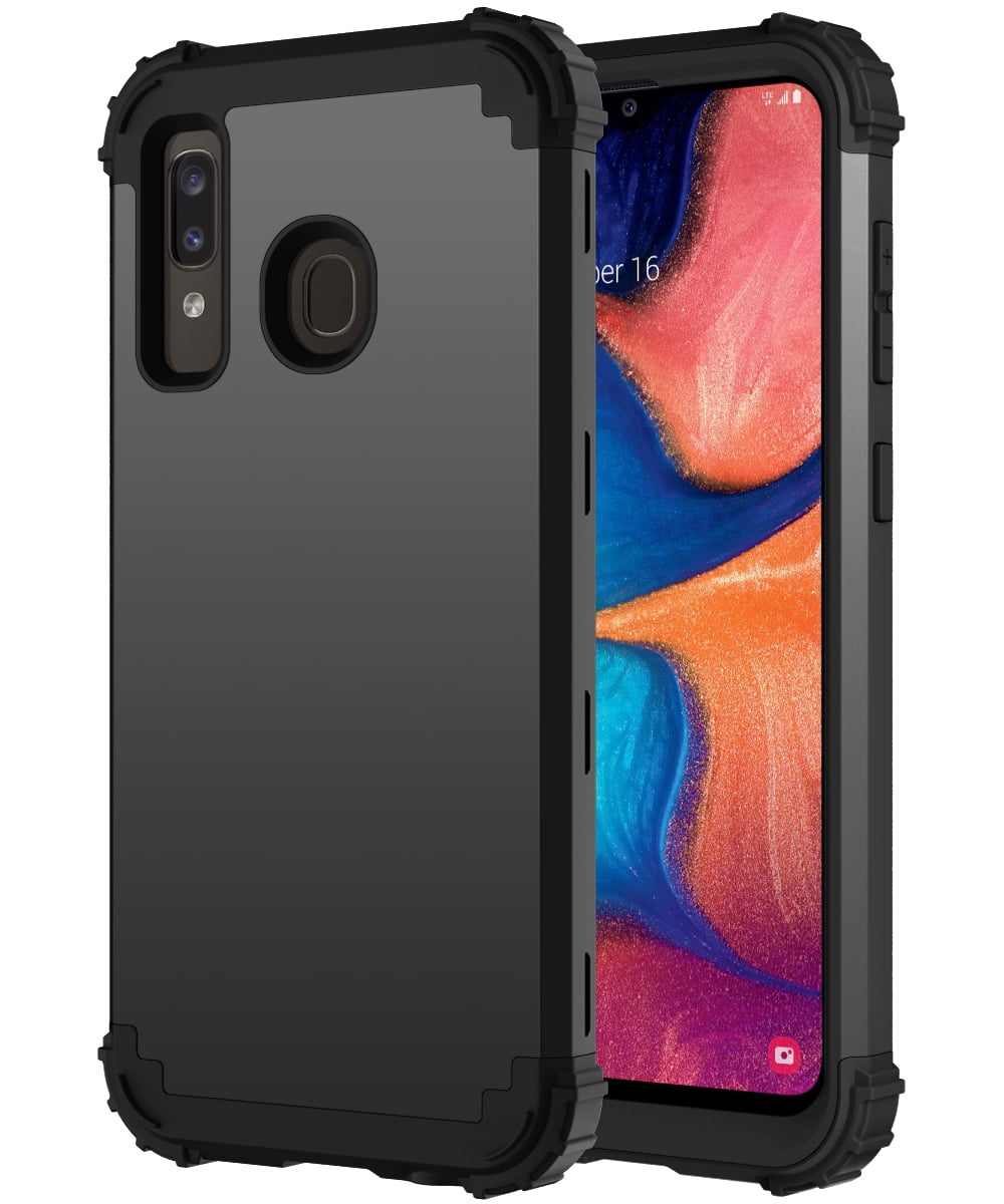 Samsung Galaxy A50 Case, Dual Layer Slim Heavy Duty Hybrid Rugged ...