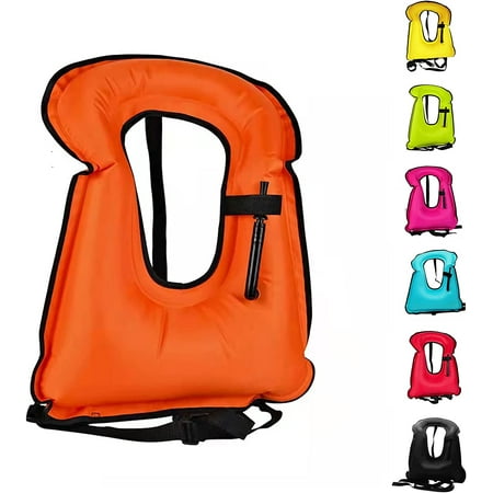 Swim Vest ,Inflatable Buoyancy Vests-Portable Snorkel Vest for Diving ...