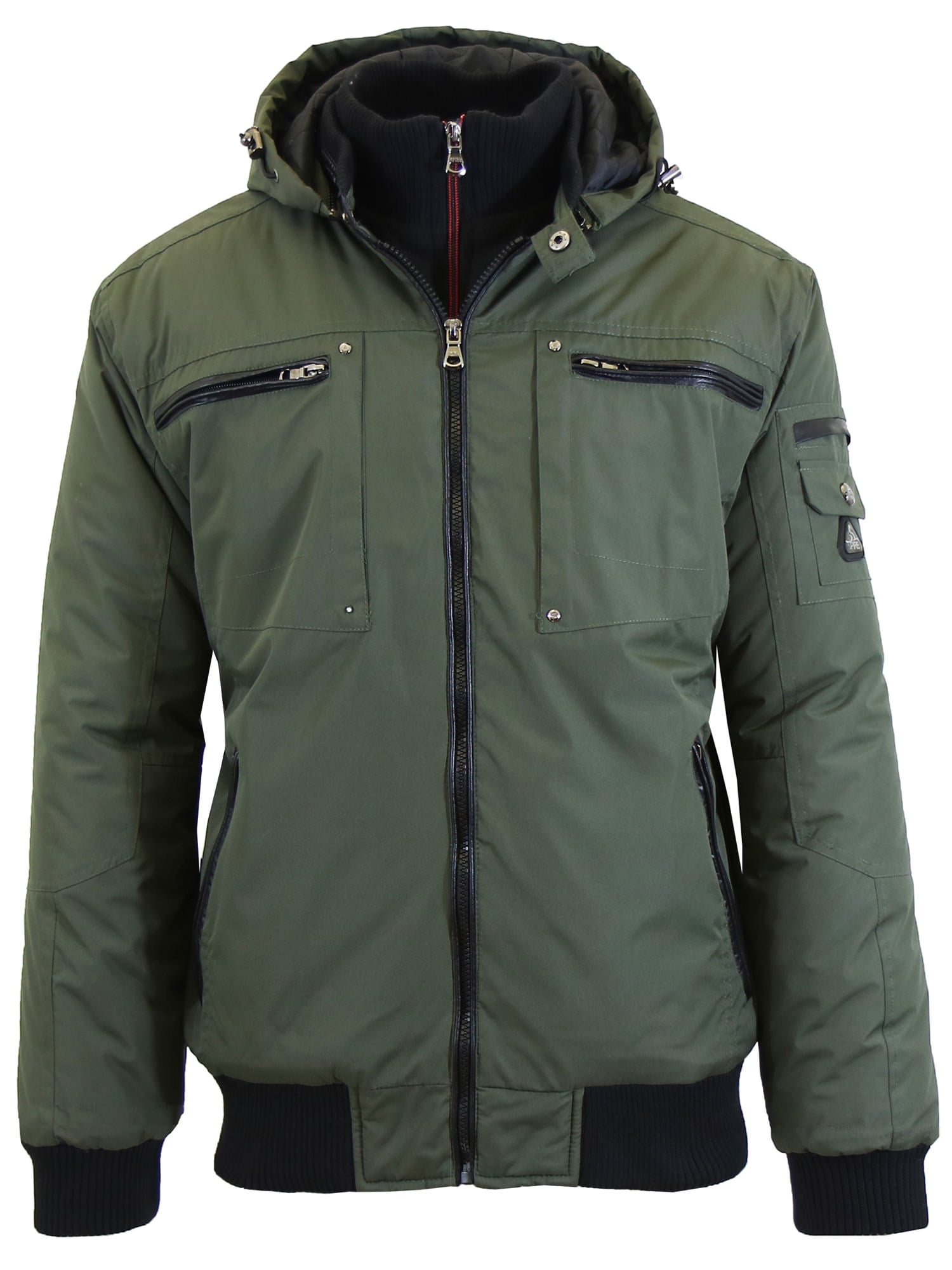 Men's Heavyweight Jacket With Detachable Hood - Walmart.com