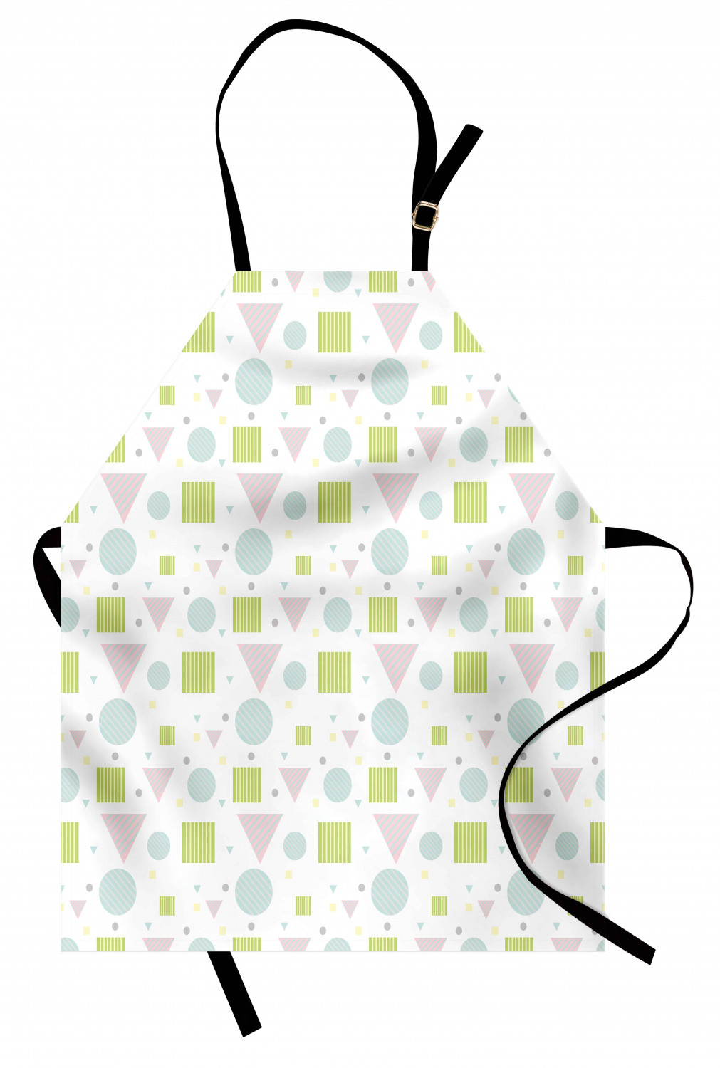 Pastel Apron Abstract Art Geometric Figures in Pastel Colored Design ...