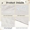 9 Pcs Cotton Bra Liners 3 Layer Reusable Washable Under Breast Sweat ...