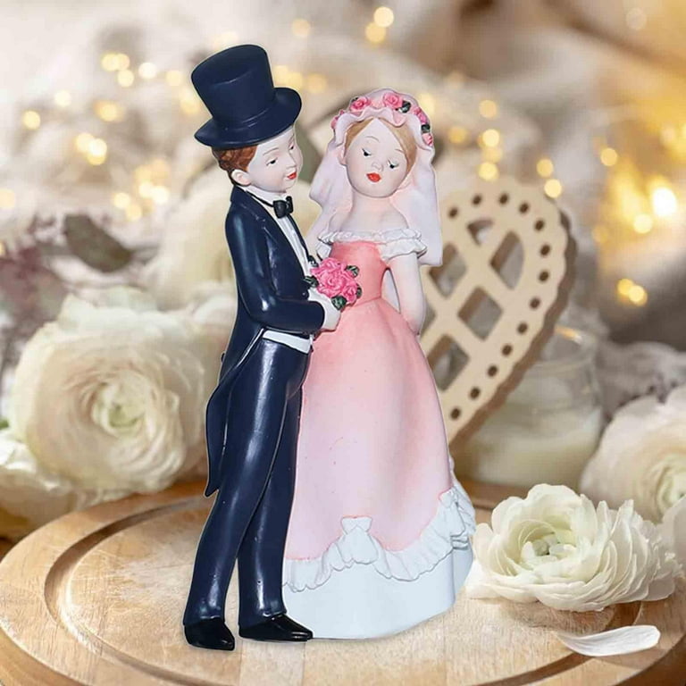 Mini Bride And Groom Figurines Miniature Bride And Groom Vintage Josef
