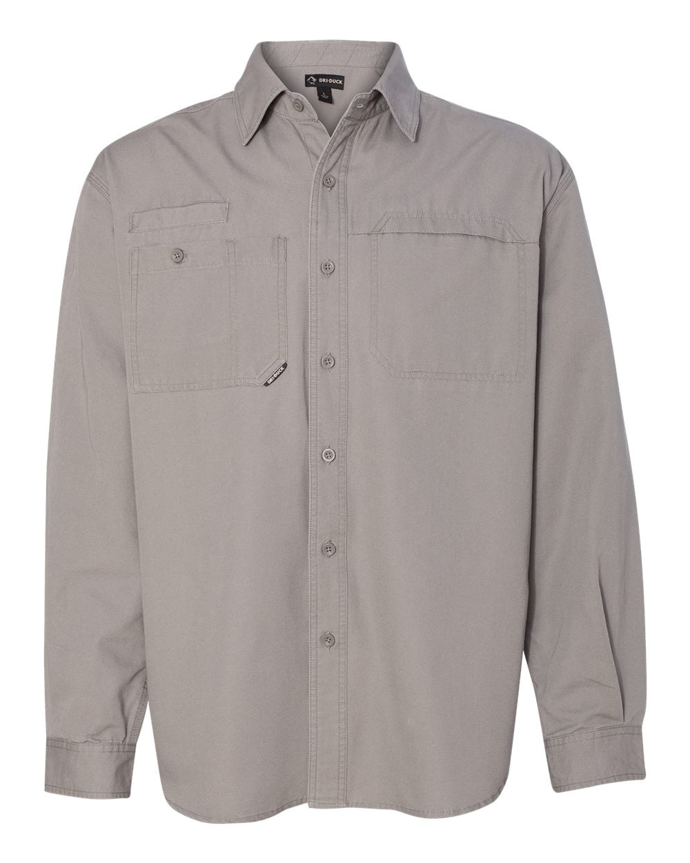 DRI DUCK Mason Performance Work Shirt, L, Grey - Walmart.com