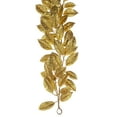 Vickerman 6' Gold Artificial Gardenia Glitter Garland. - Walmart.com