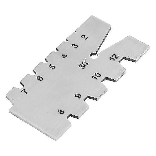 30 Degree Stainless Steel Thread Gauge Screw Gauge Inspection Tool ...
