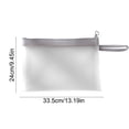 A4 Frosted TPU File Bag, Clear Frosted Waterproof A4 TPU Portable File ...
