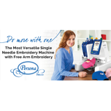 Brother Persona PRS100 Single Needle Embroidery Machine With Large 7 ...