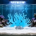 Artificial Coral Aquarium Ornament, Resin Fake Coral Decor with Stone ...